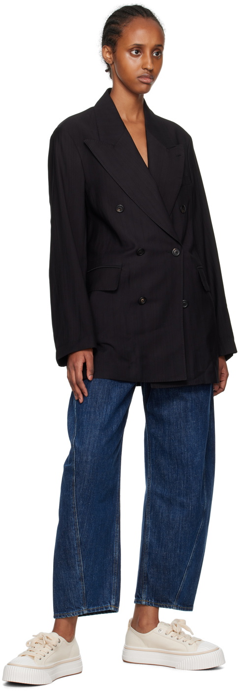 Our Legacy Black Sharp DB Blazer Our Legacy