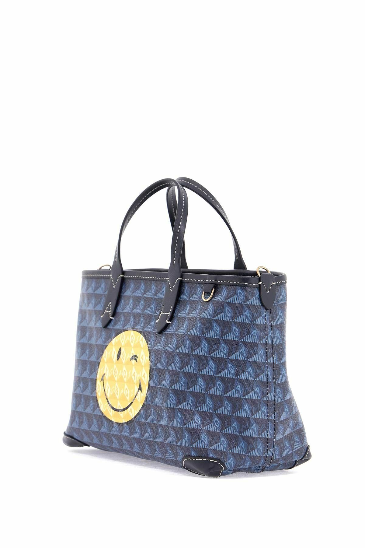 ANYA HINDMARCH 'plastic bag xs wink tote - a Blue Anya Hindmarch