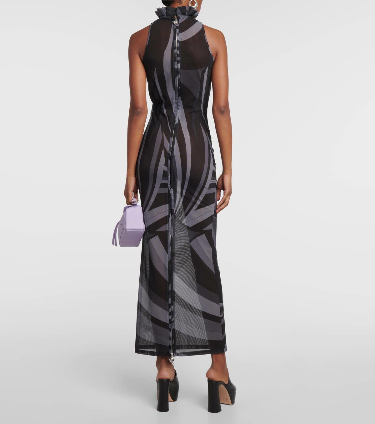 Pucci Iride mesh maxi dress Emilio Pucci