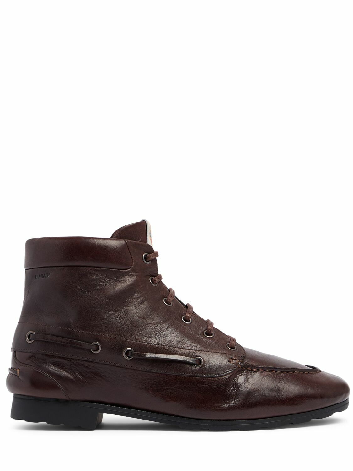 BALLY 20mm Paphos Leather Ankle Boots Bally
