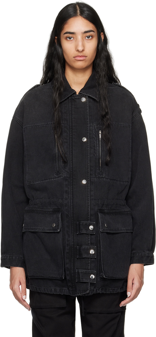 Isabel Marant Etoile Black Joanna Denim Jacket Isabel Marant Etoile