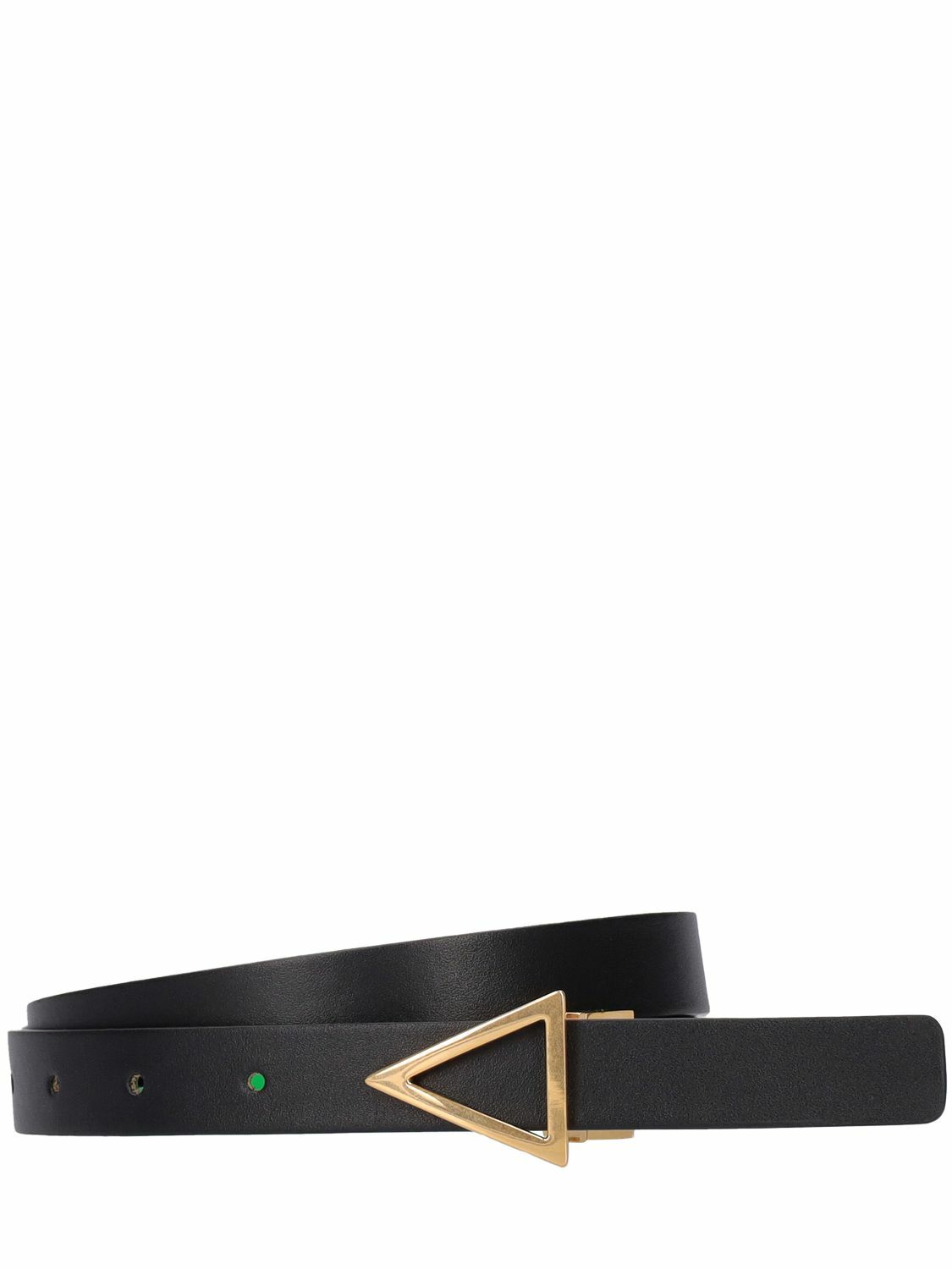 BOTTEGA VENETA - 2.5cm Leather Belt W/ Triangle Buckle Bottega Veneta