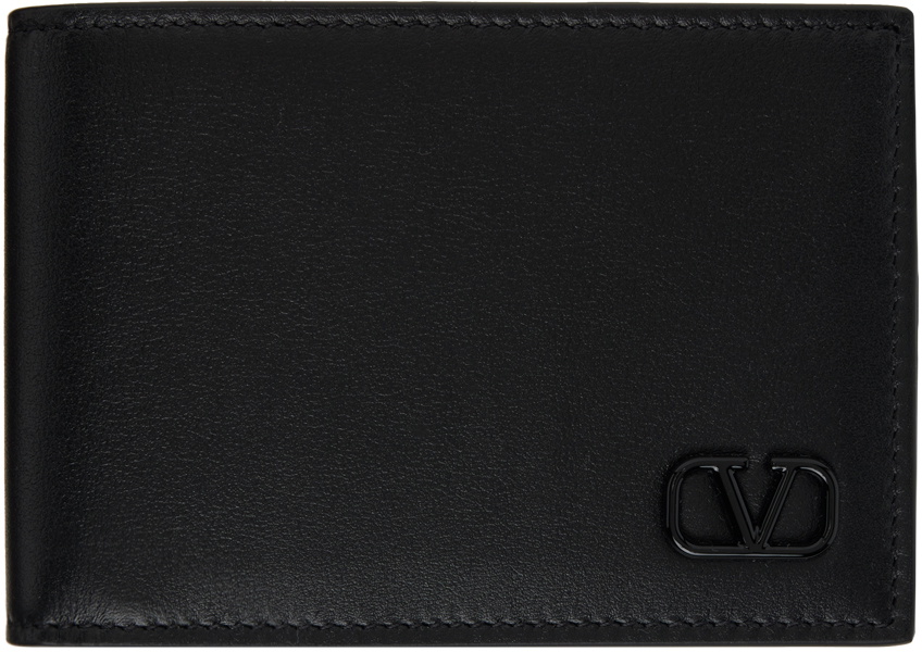 Valentino Garavani Black Hardware Wallet Valentino Garavani