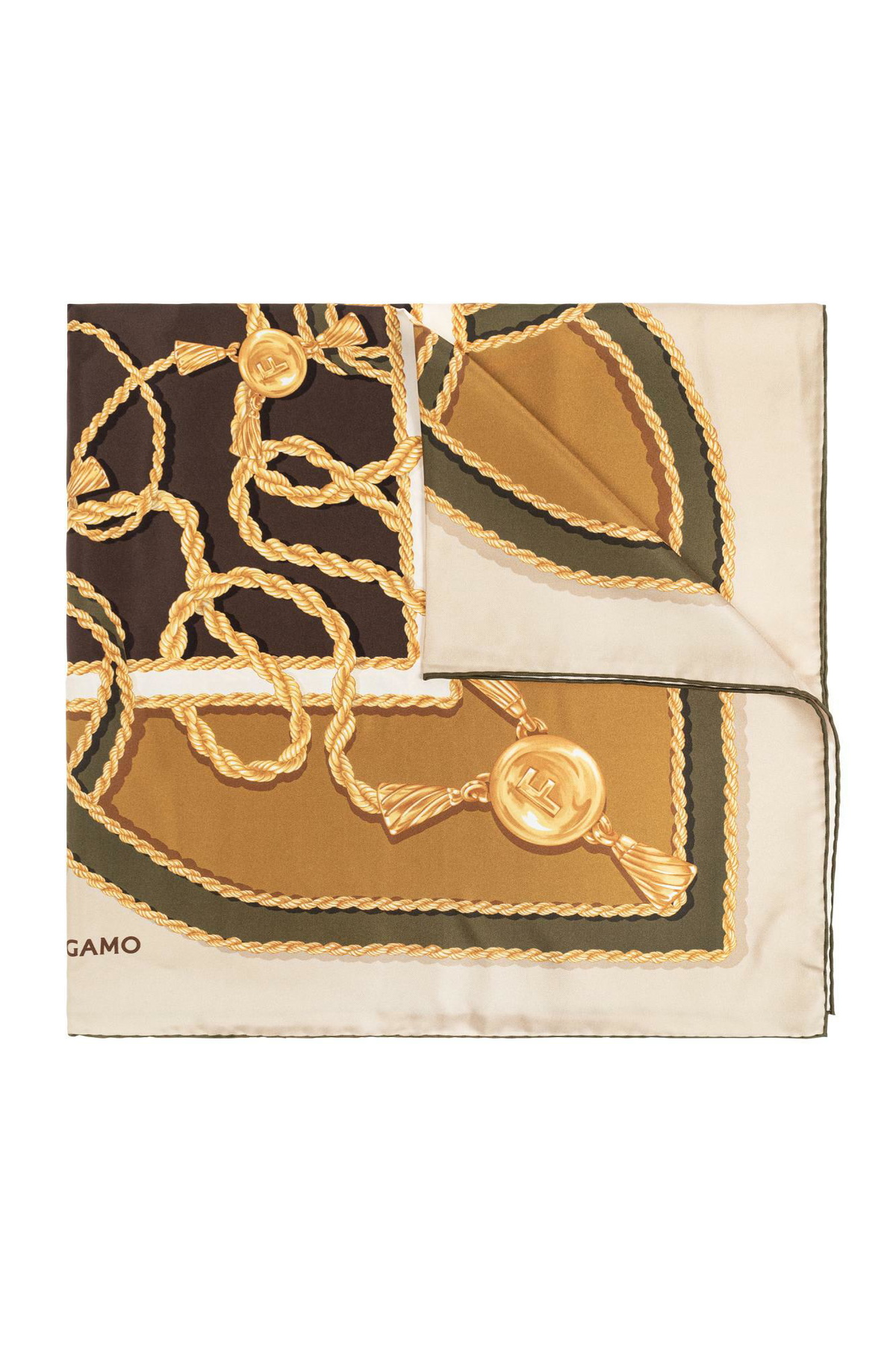 Ferragamo Silk Scarf With Print Salvatore Ferragamo