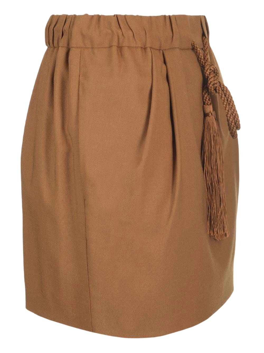 Max Mara Tan tabarin Miniskirt Max Mara