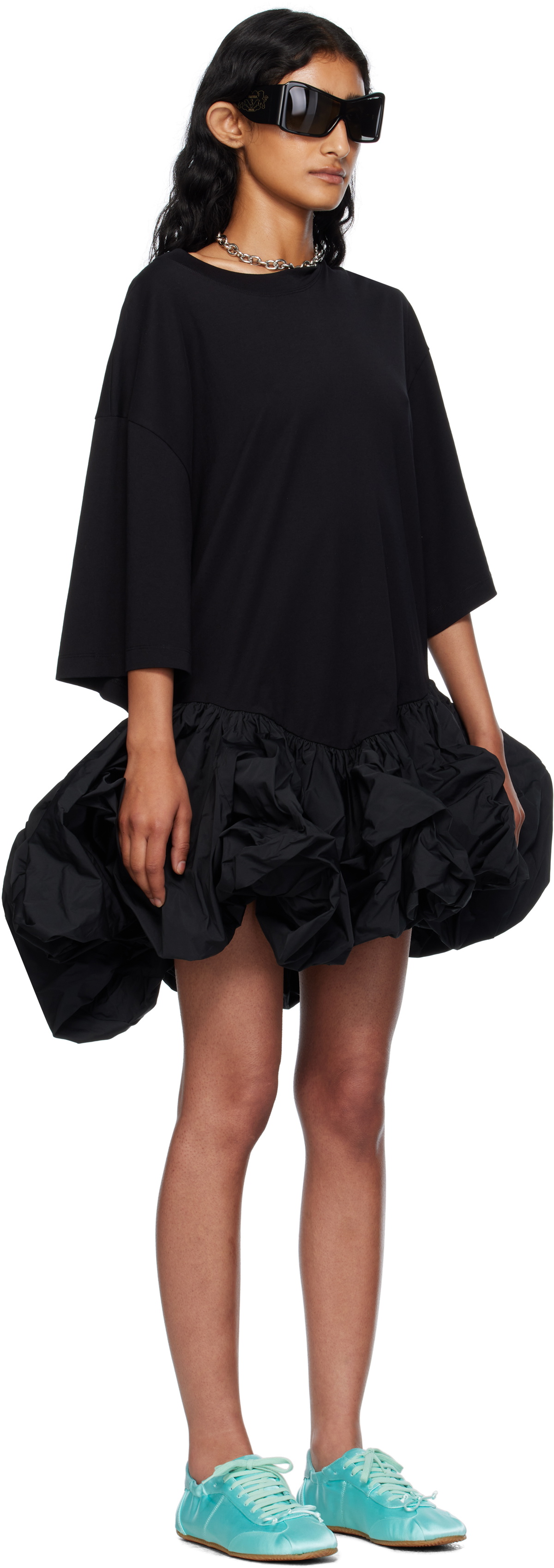 ABRA SSENSE Exclusive Black Couture Midi Dress ABRA