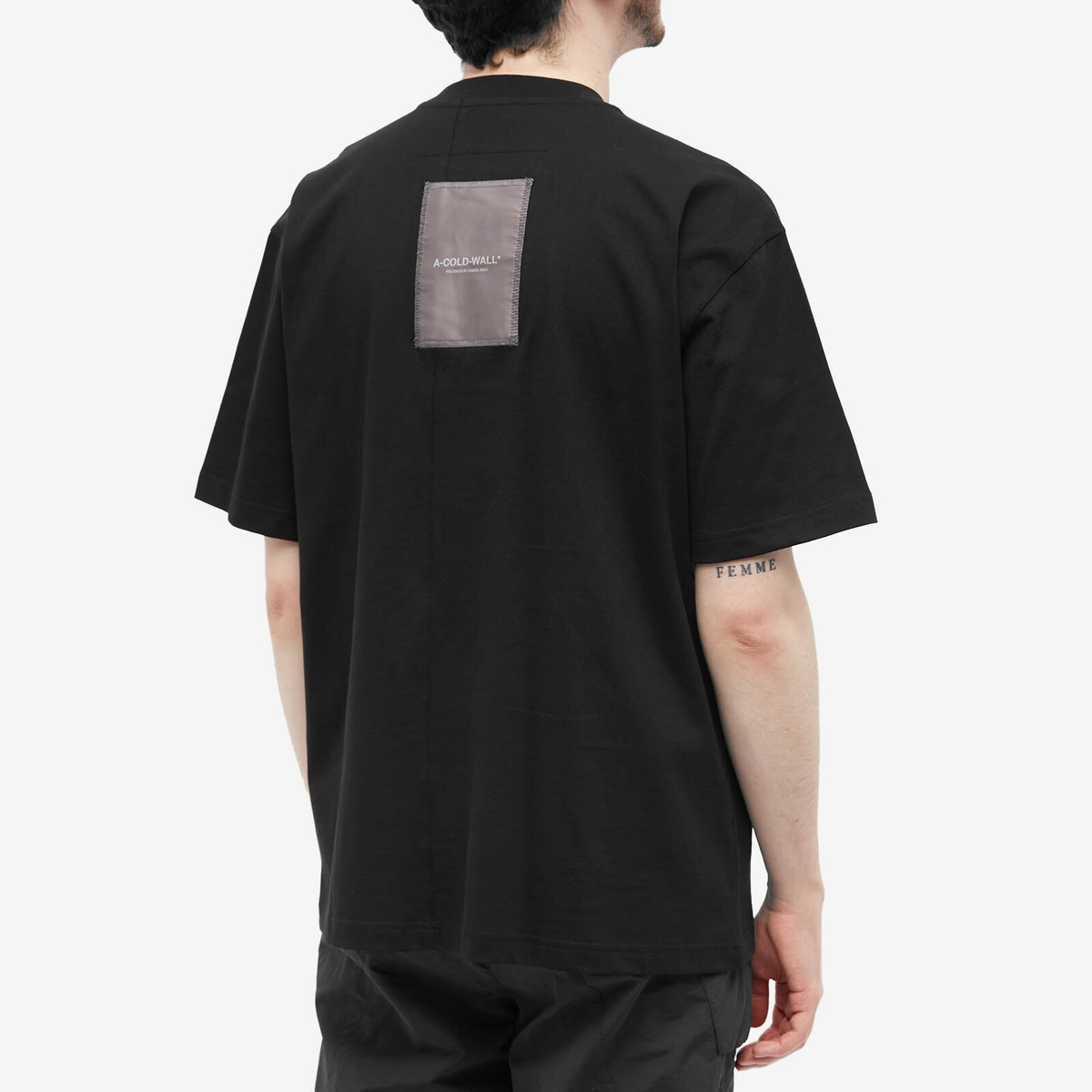 A-COLD-WALL* Men's Utility T-Shirt in Black A-Cold-Wall*