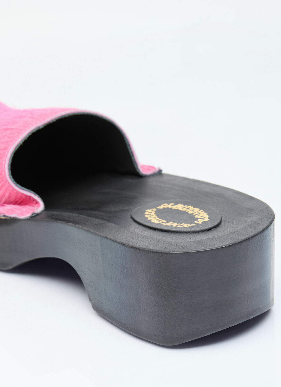 Acne Studios Hairy Wood Clogs Acne Studios