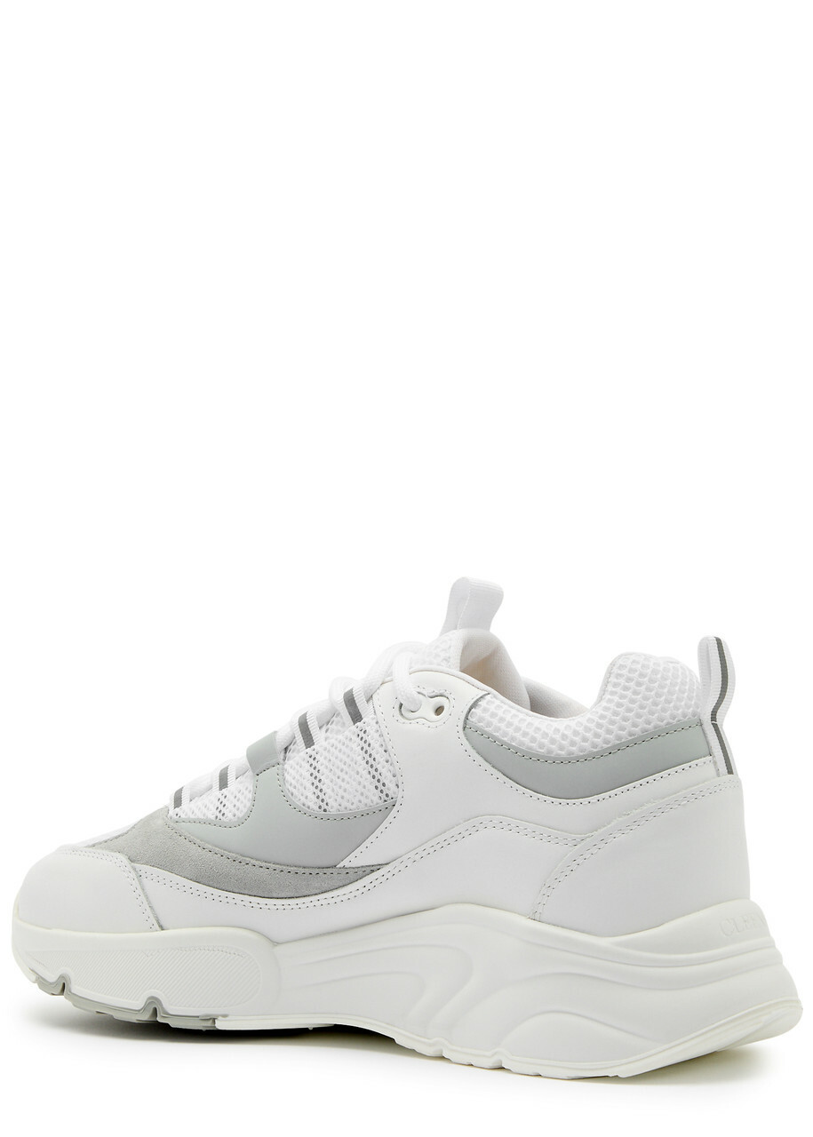 Cleens Aero Runner Panelled Mesh Sneakers White Cleens