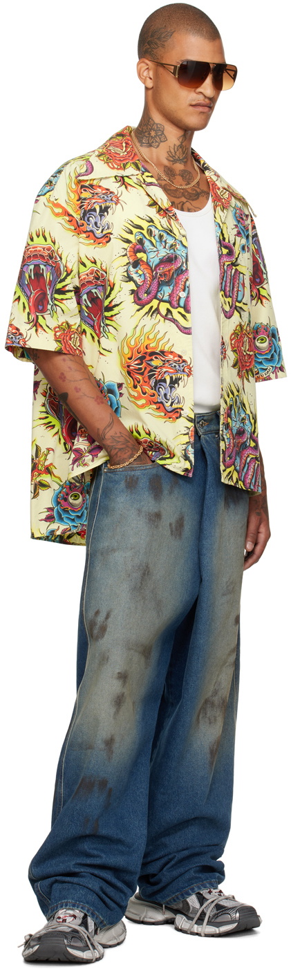 LU'U DAN Yellow Boxy Shirt LU'U DAN