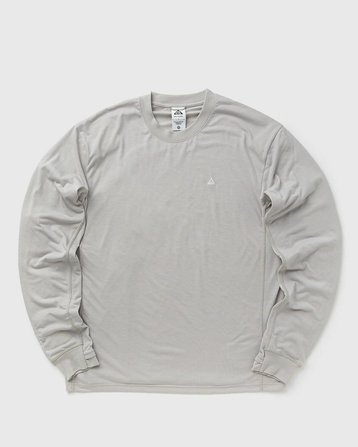 Nike Acg "Goat Rocks" Dri Fit Adv Long Sleeve Uv Top Grey Longsleeves Nike