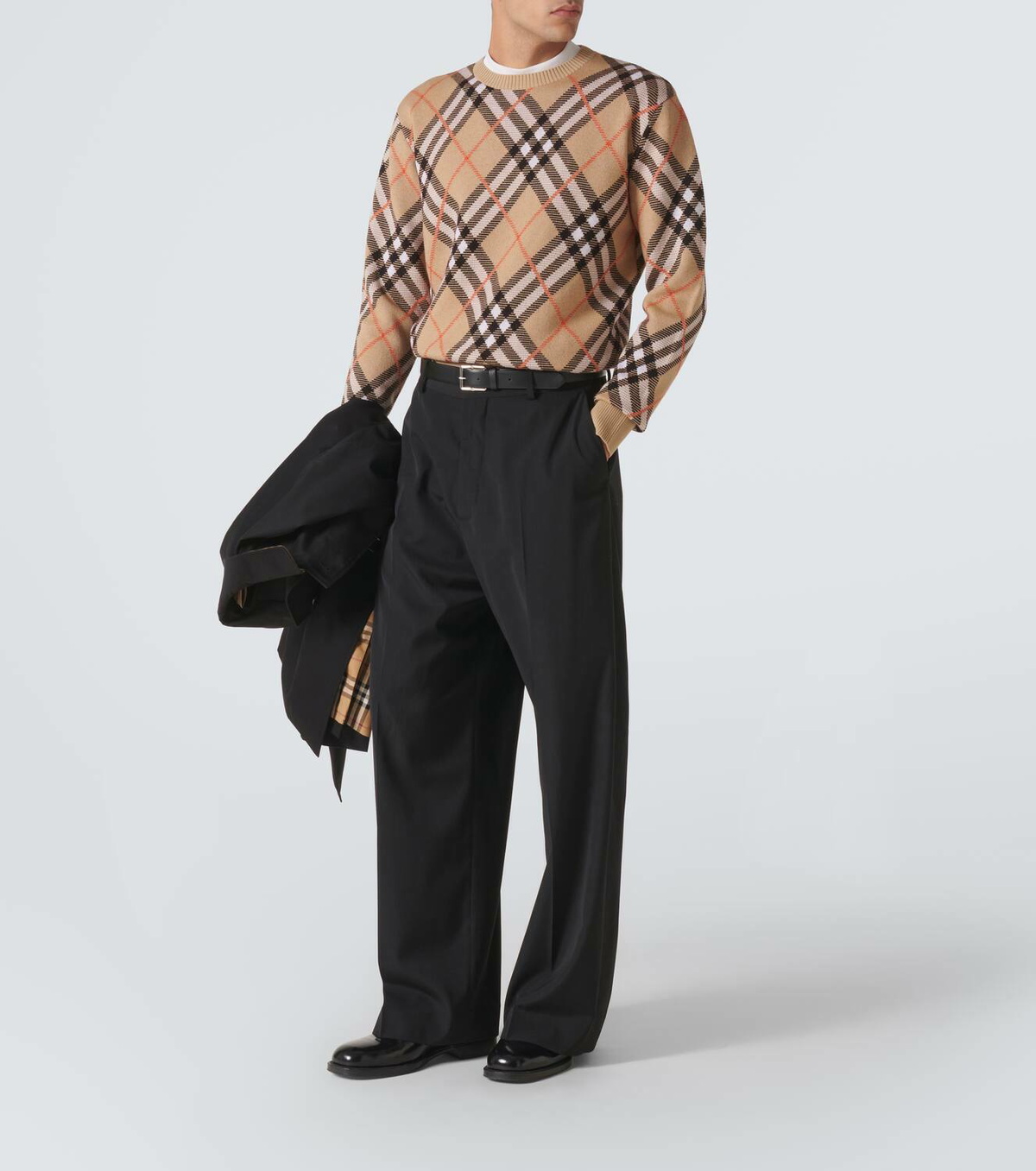 Burberry Burberry Check wool-blend sweater Burberry