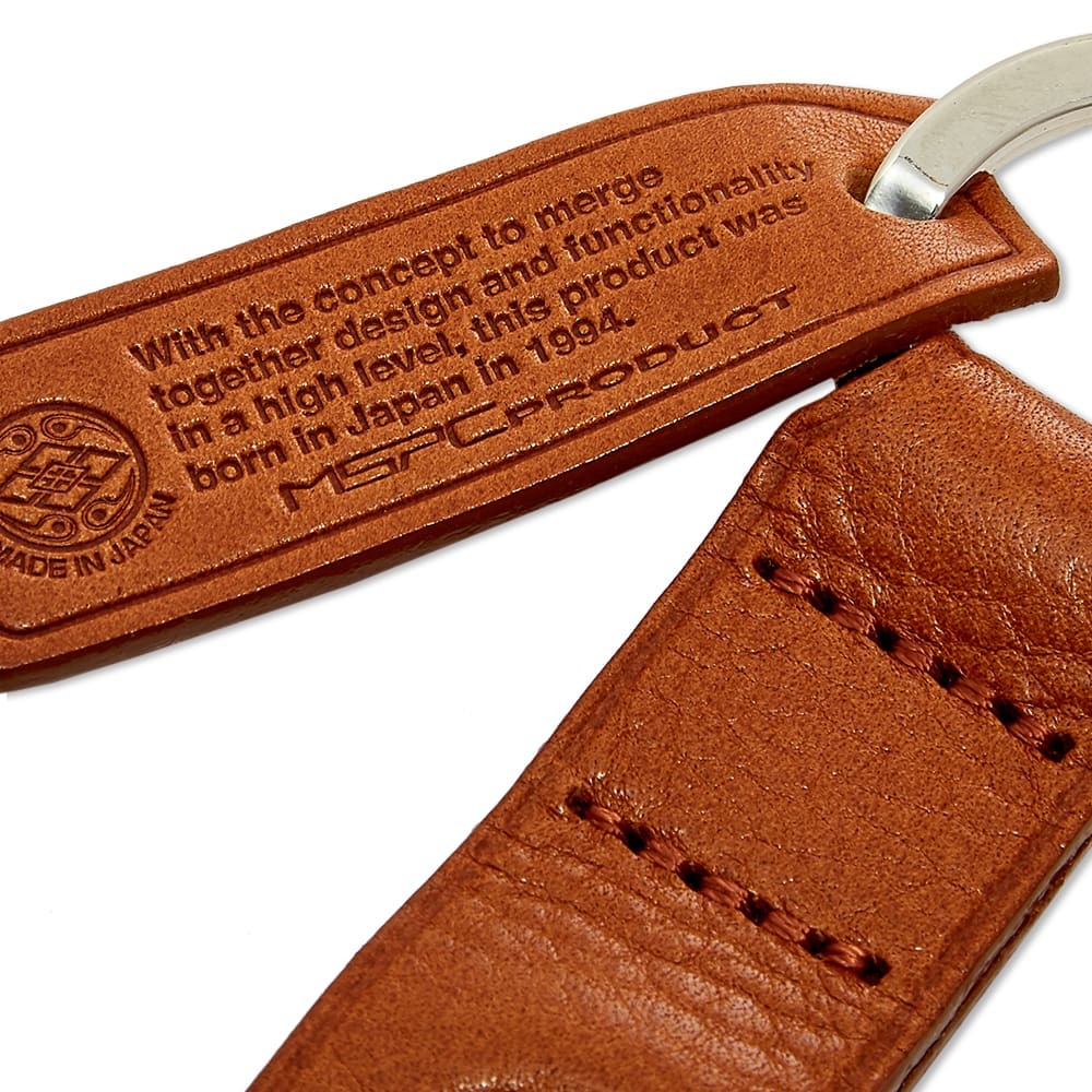 Master-Piece Men's Oil Leather Keyring in Camel Master-Piece Co