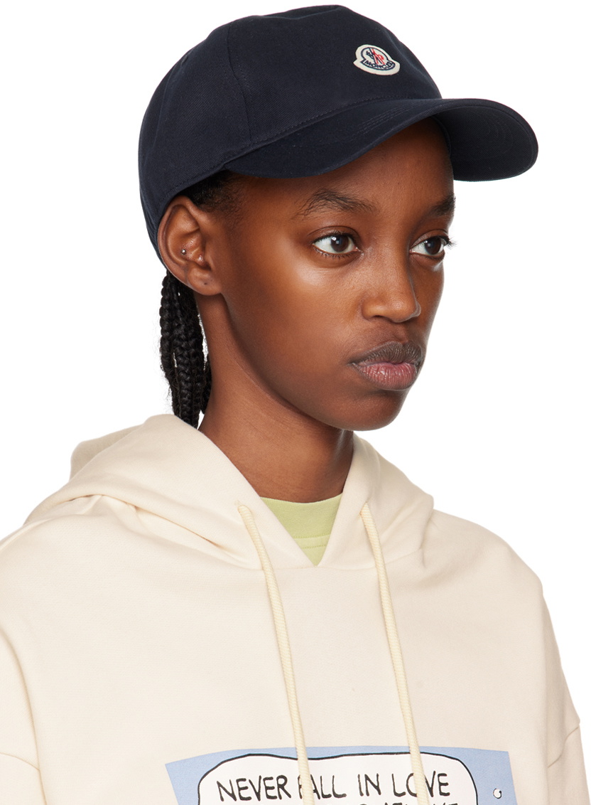 Moncler Navy Logo Cap Moncler
