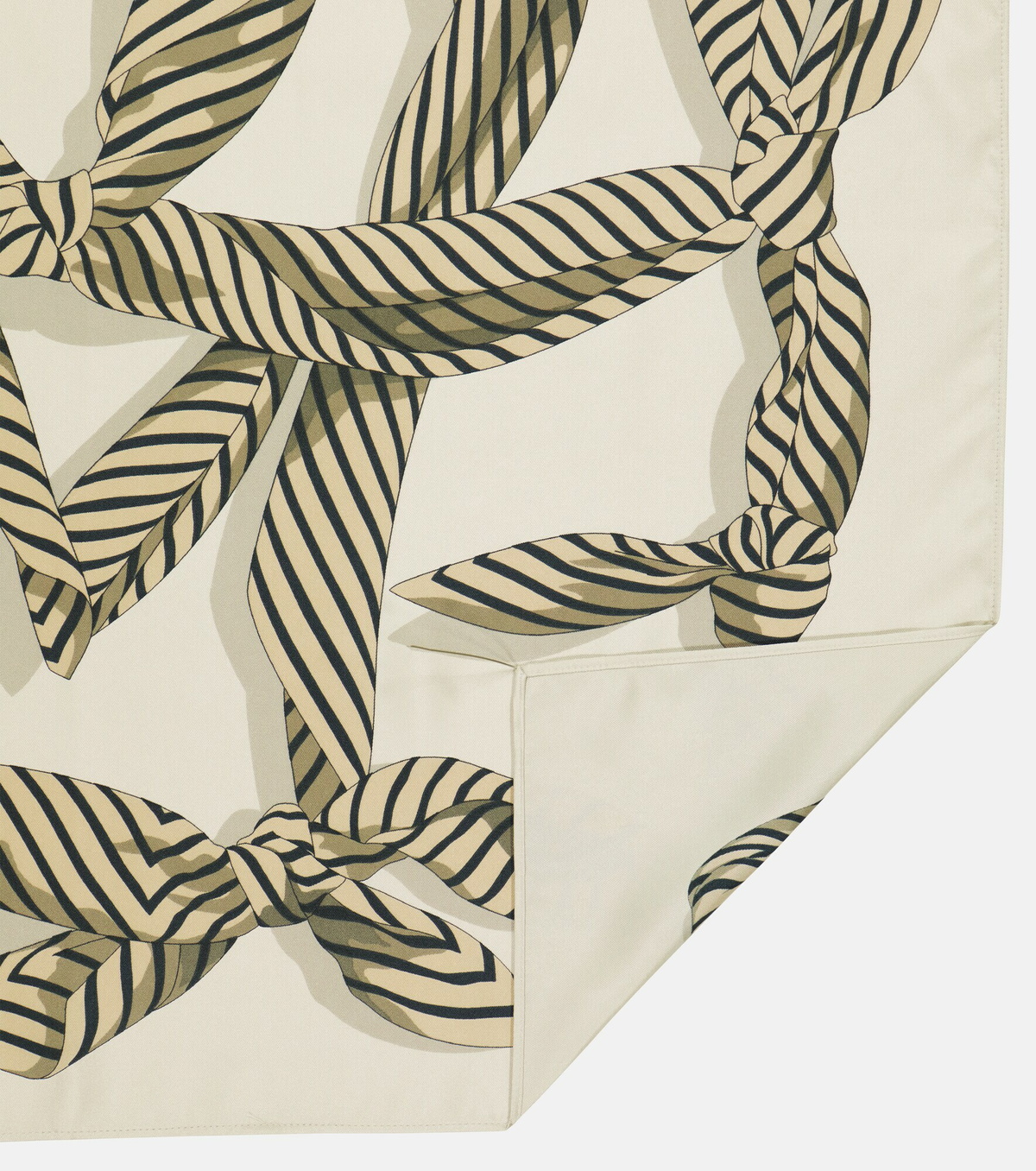 Toteme - Monogram printed silk scarf Toteme