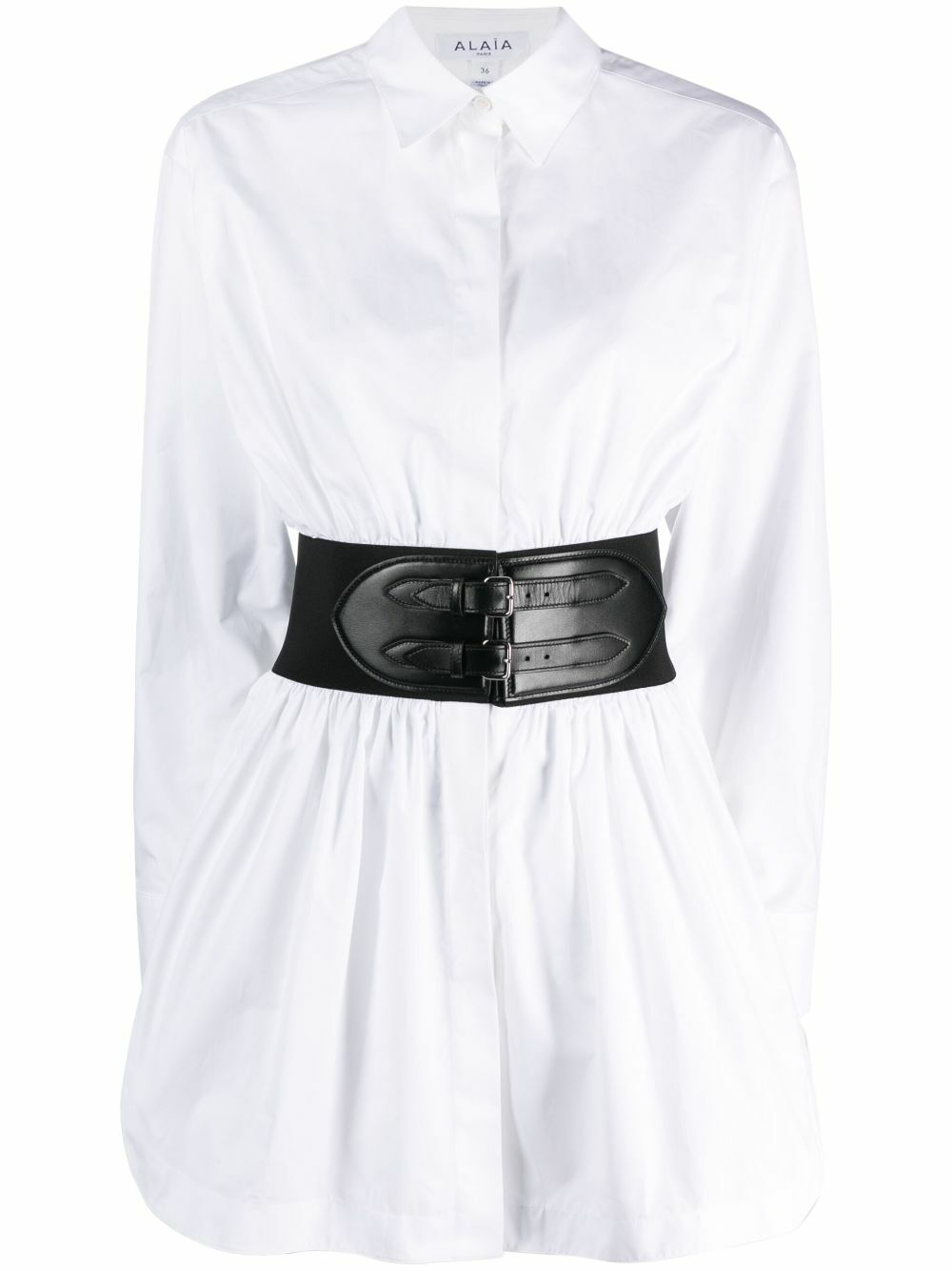 ALAÏA - Belted Cotton Shirt ALAÏA