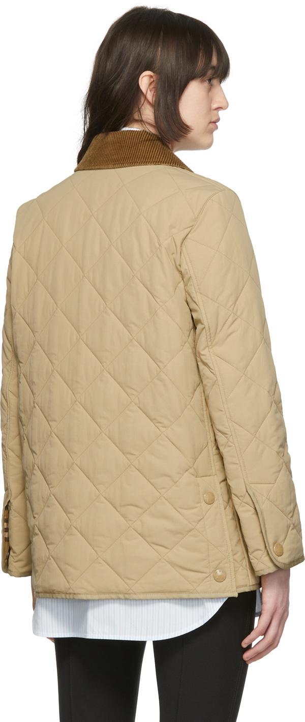 Burberry Beige Barn Jacket Burberry