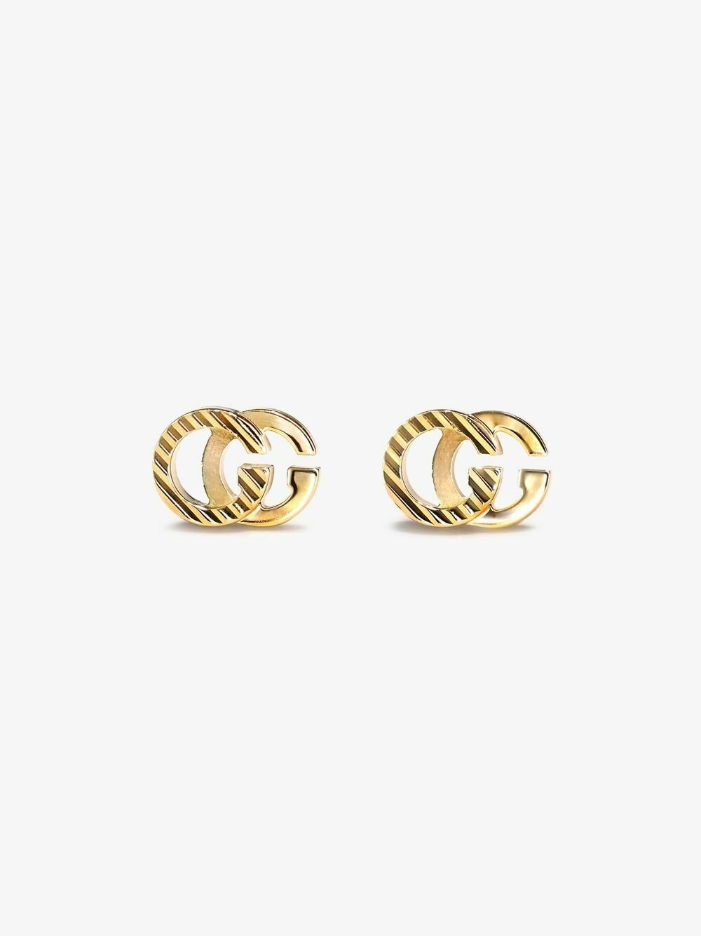 Gucci 18K White Gold GG Running Earrings Gucci