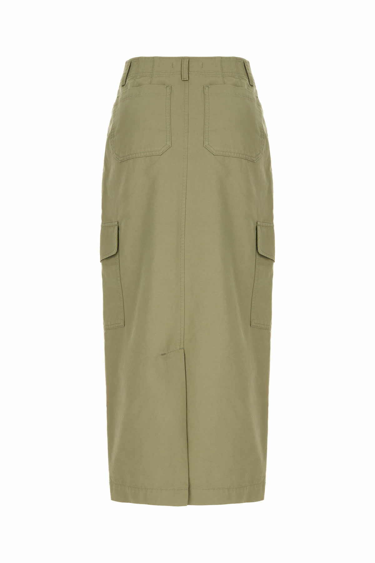 Weekend Max Mara Military Green Cotton Skirt Weekend Max Mara