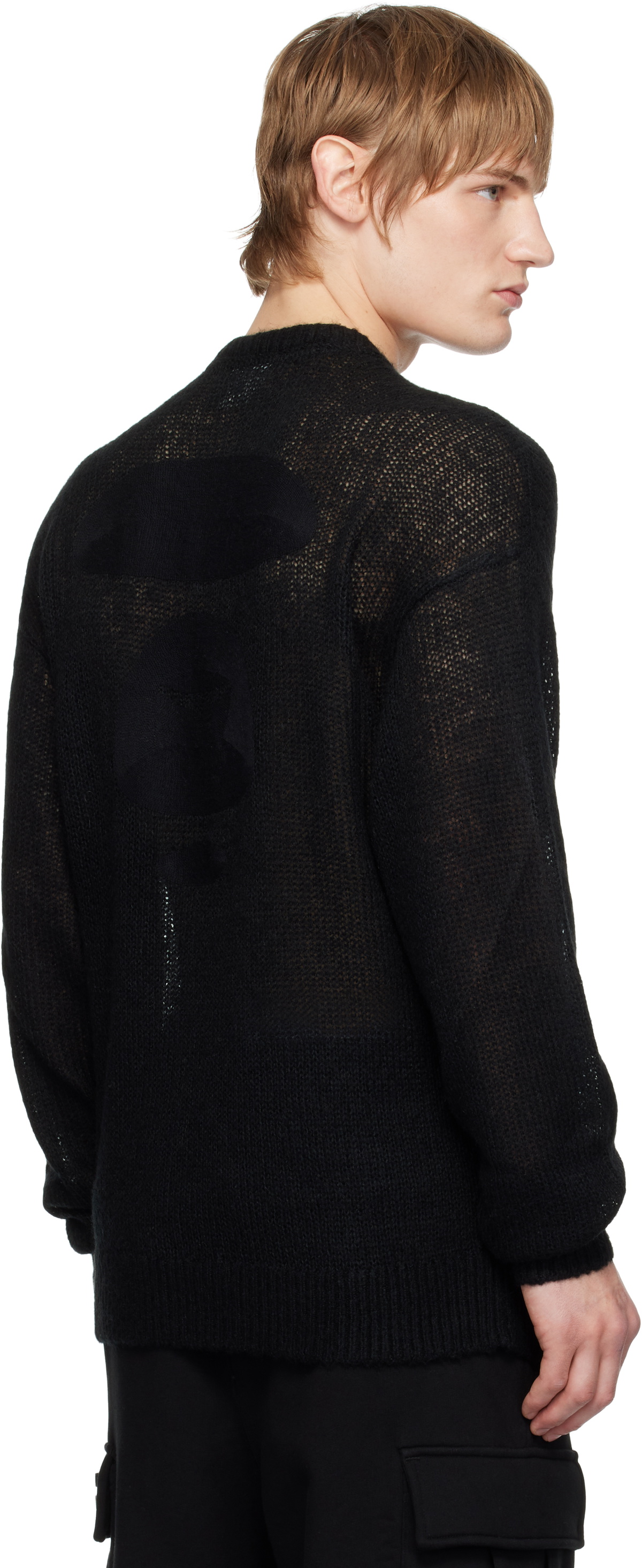 AAPE by A Bathing Ape Black AAPE Main Knit Sweater AAPE by A Bathing Ape