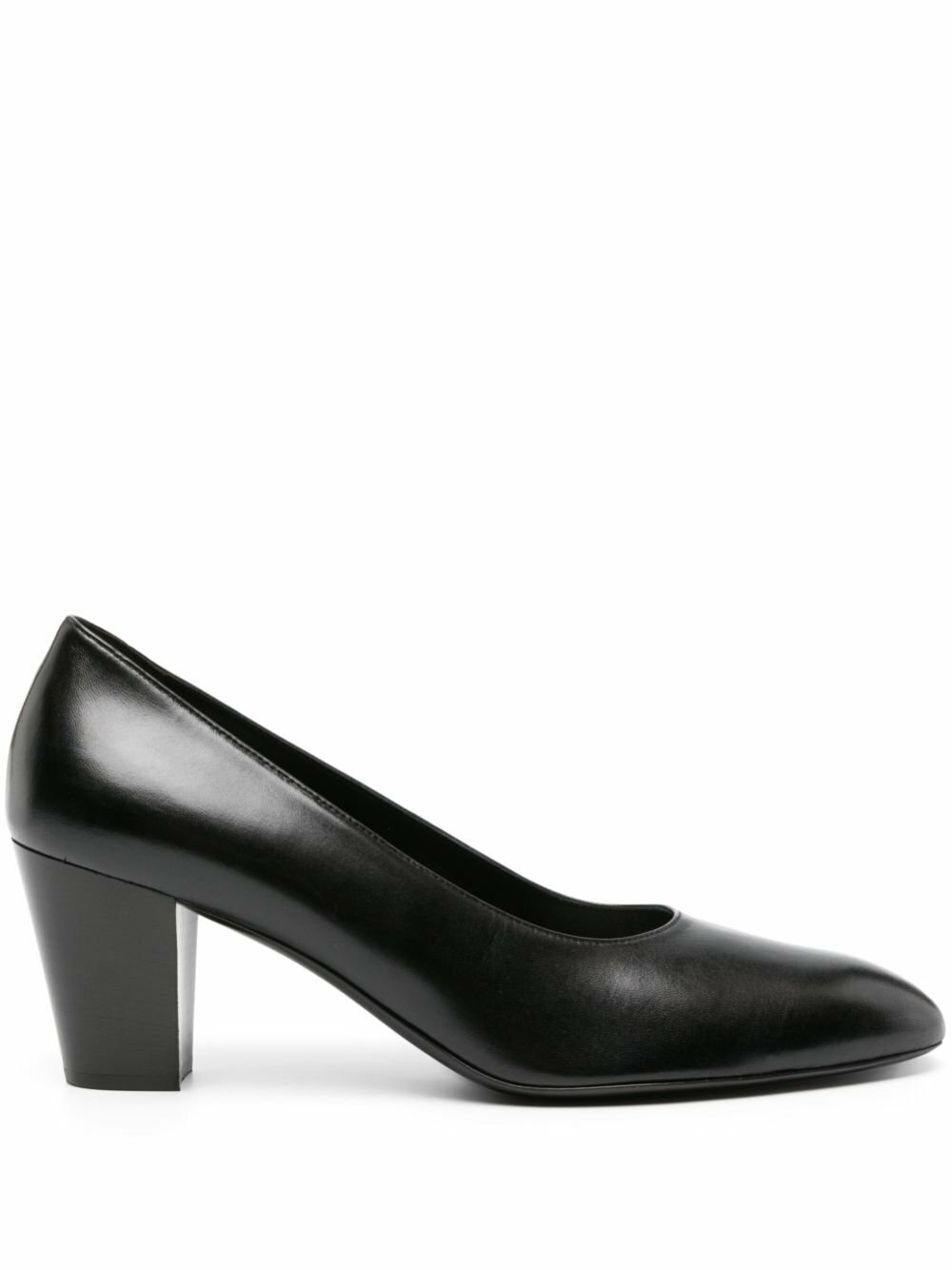 The Row Black Luisa 65 Leather Pumps The Row