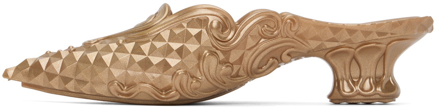 Y/Project Gold Melissa Edition Melissa Point Mules Y/Project