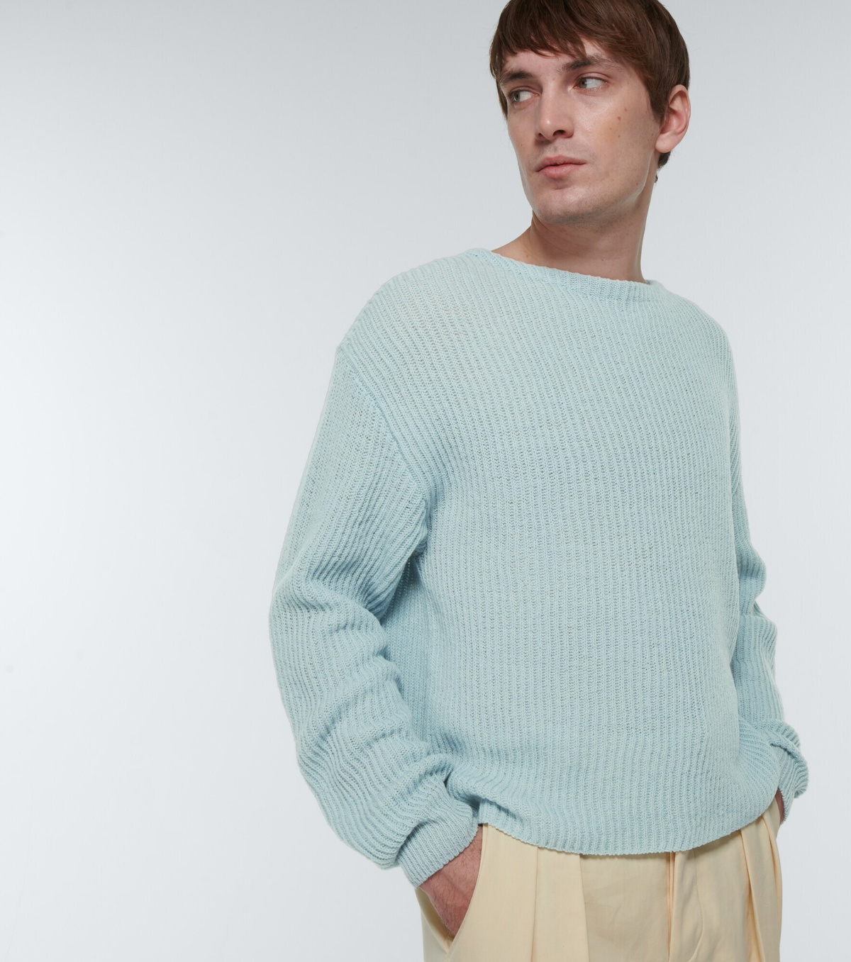 Auralee - Ribbed-knit wool sweater Auralee