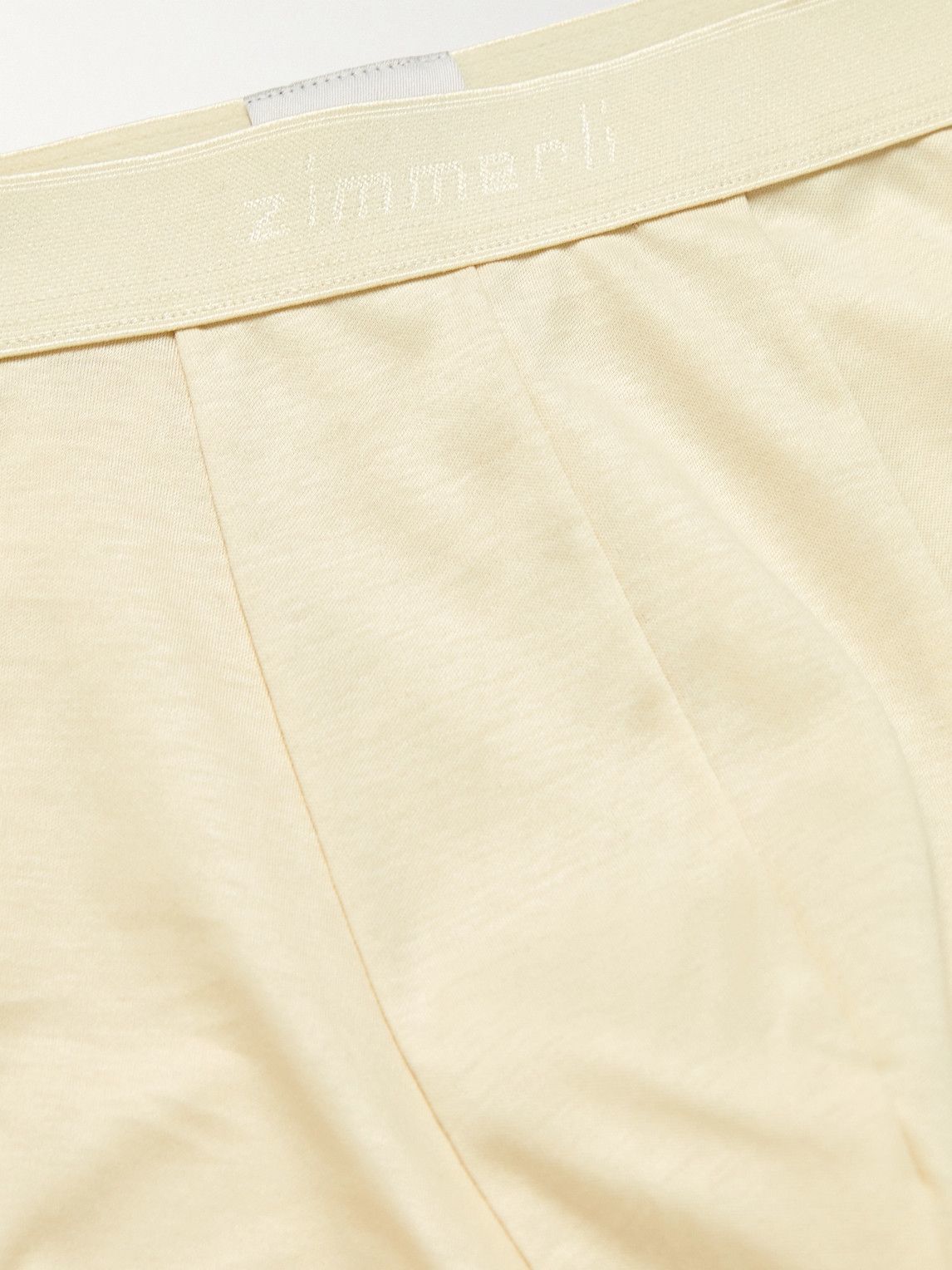 Zimmerli - Sea Island Cotton Boxer Briefs - Neutrals Zimmerli