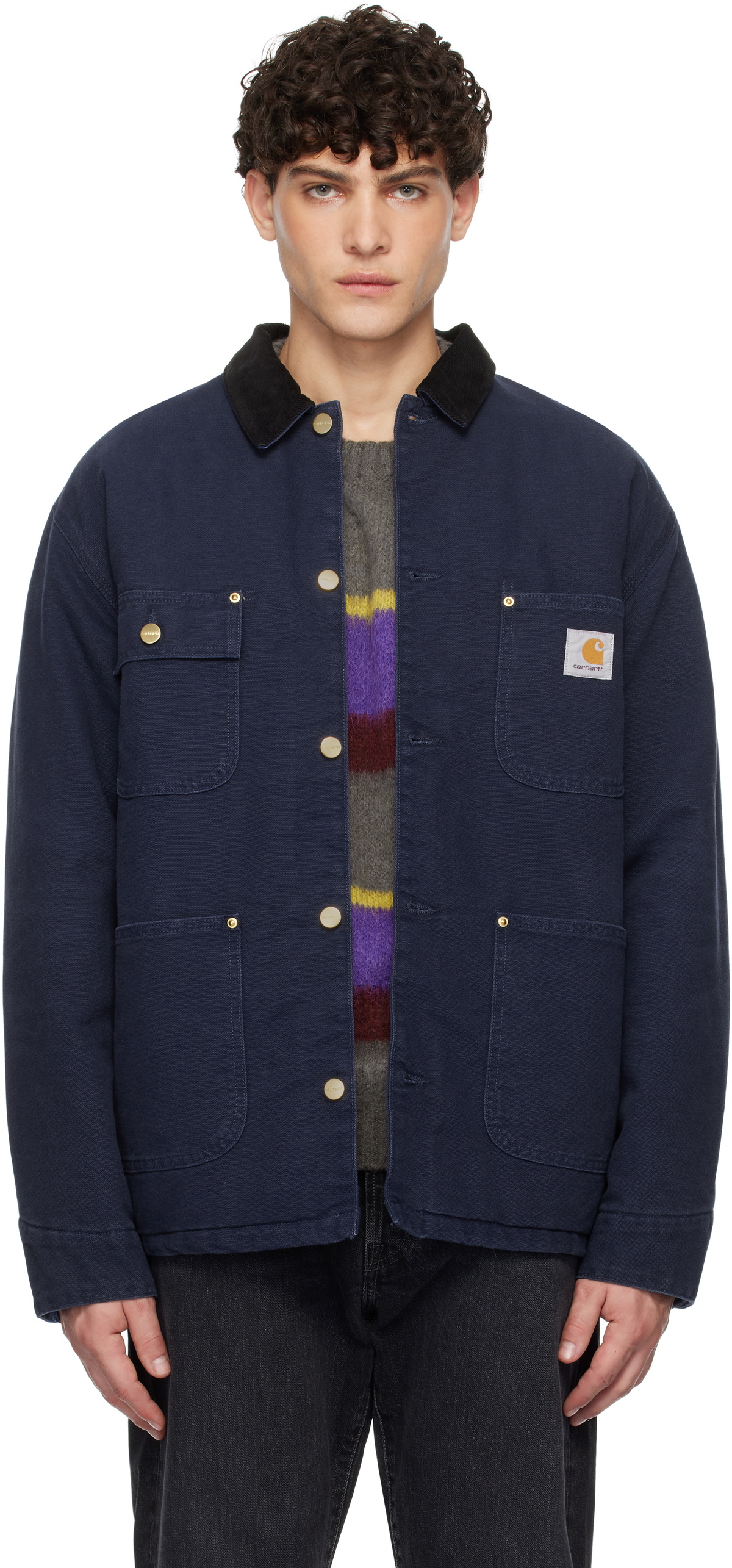 Carhartt Work In Progress Blue Winter OG Chore Jacket Carhartt WIP