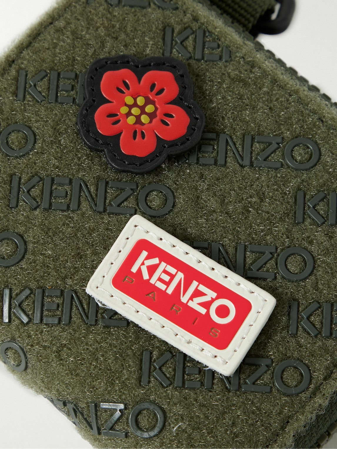 KENZO - Appliquéd Twill Wallet Kenzo