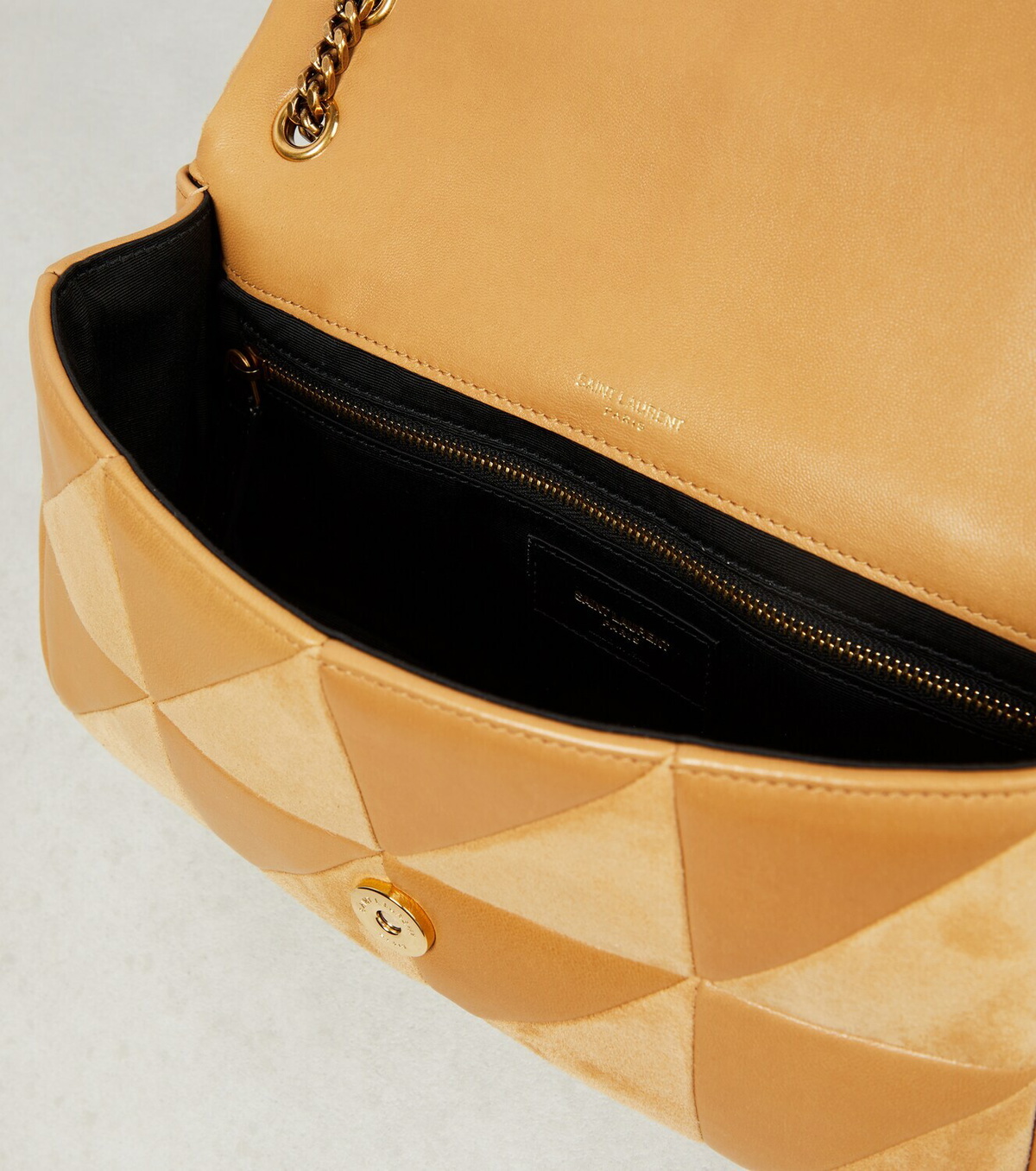 Saint Laurent - Jamie Medium leather and suede shoulder bag Saint Laurent
