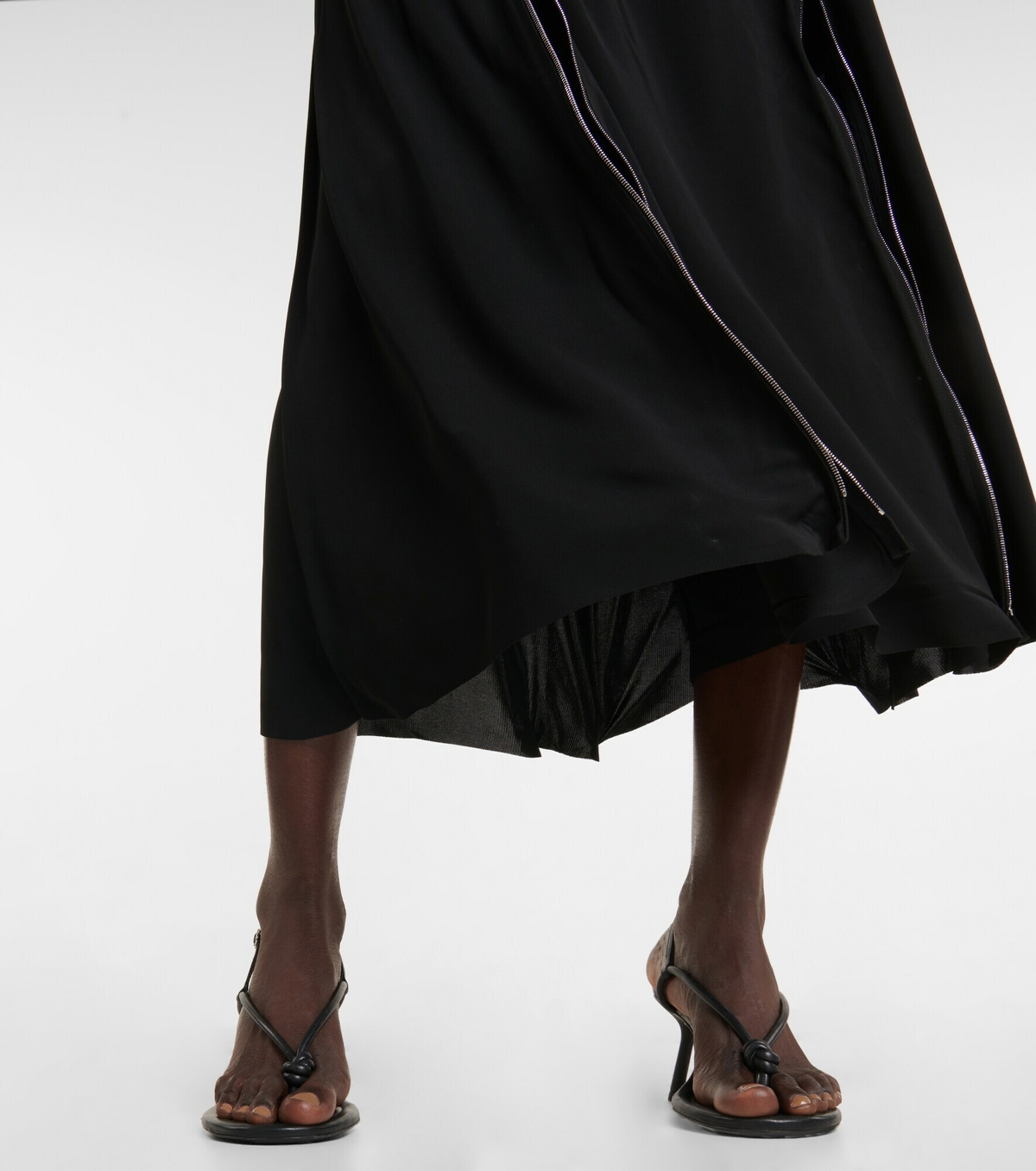 Victoria Beckham - Zip-embellished maxi dress Victoria Beckham