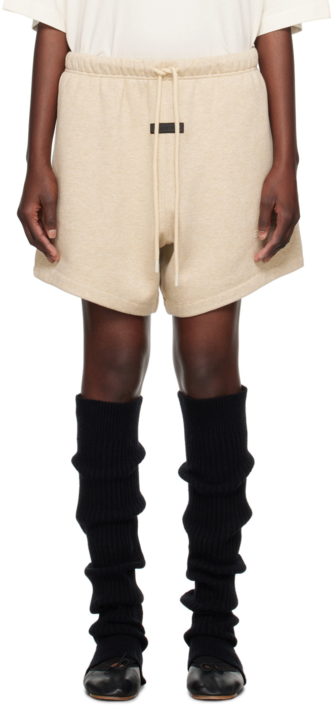 Fear of God ESSENTIALS Beige Drawstring Shorts Fear Of God Essentials