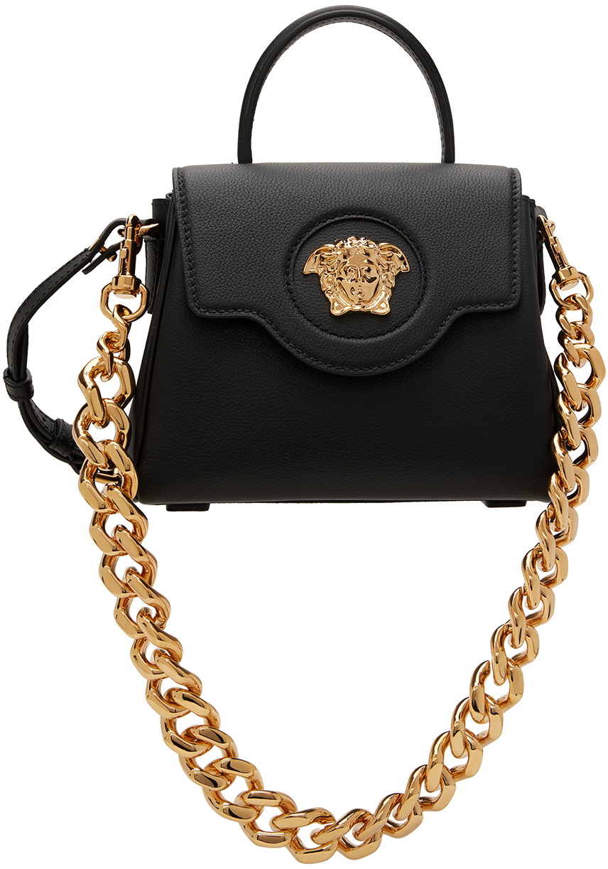 Versace Black Small 'La Medusa' Bag Versace