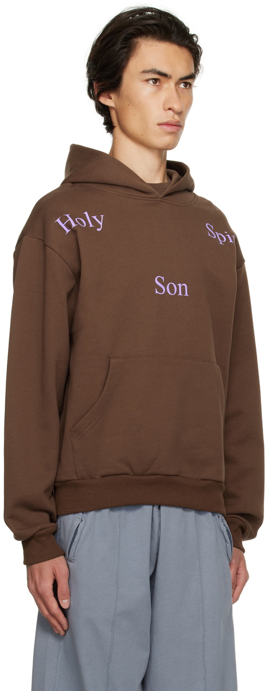 Praying Brown Holy Trinity Hoodie Praying