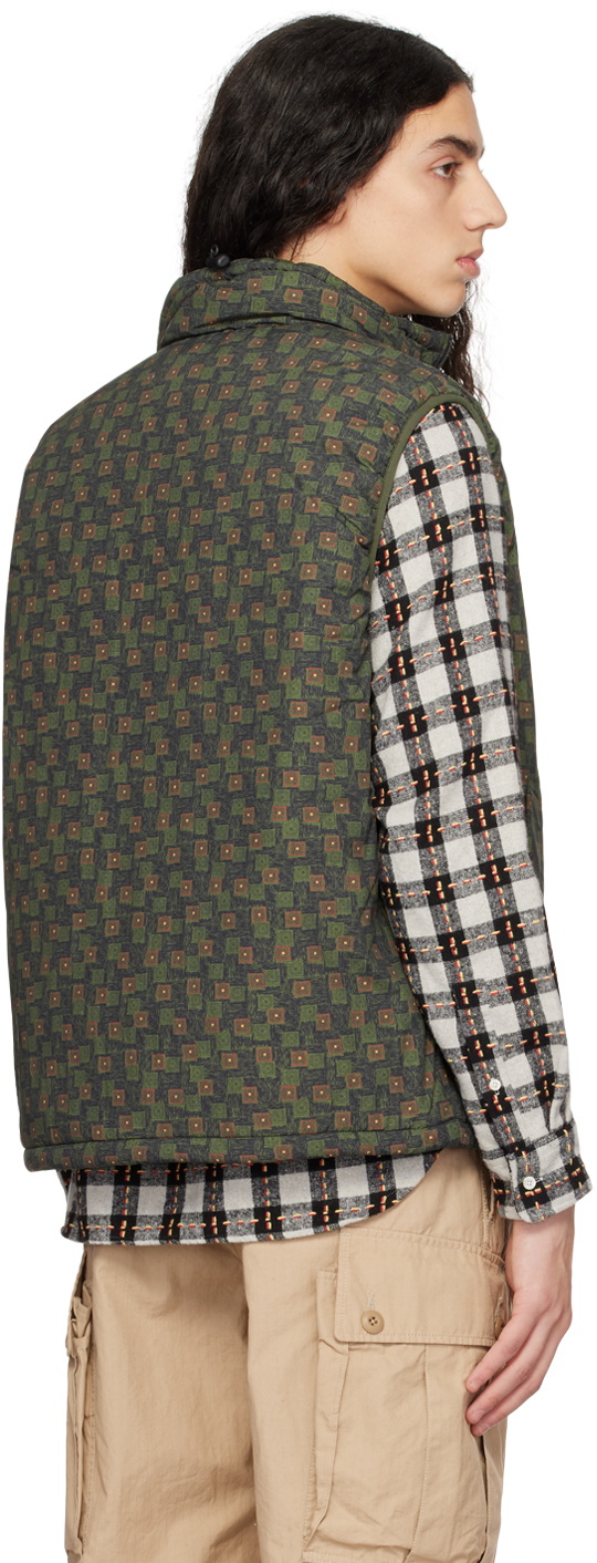 BEAMS PLUS Khaki MIL Puff Vest Beams Plus