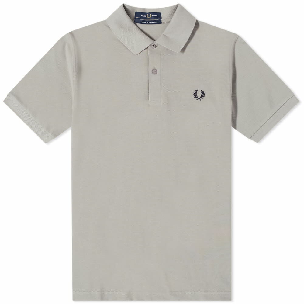 Fred Perry Authentic Men's Reissues Plain Polo Shirt in Concrete Fred ...