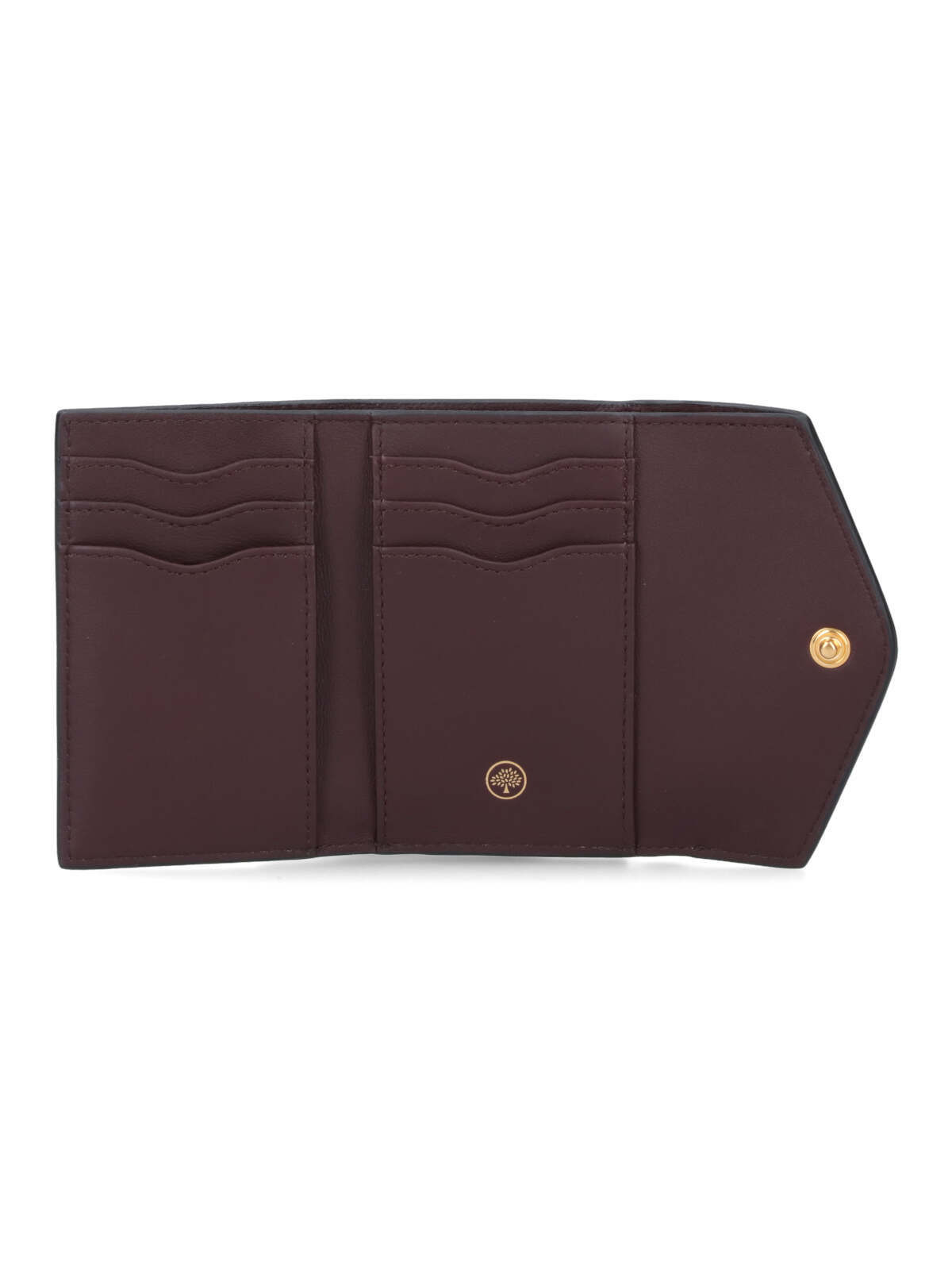 Mulberry Folded Multi-card Logo Wallet Mulberry