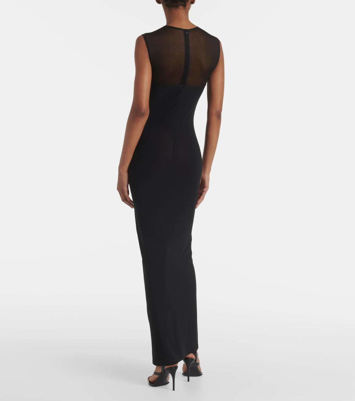 Alaïa Paneled maxi dress ALAÏA