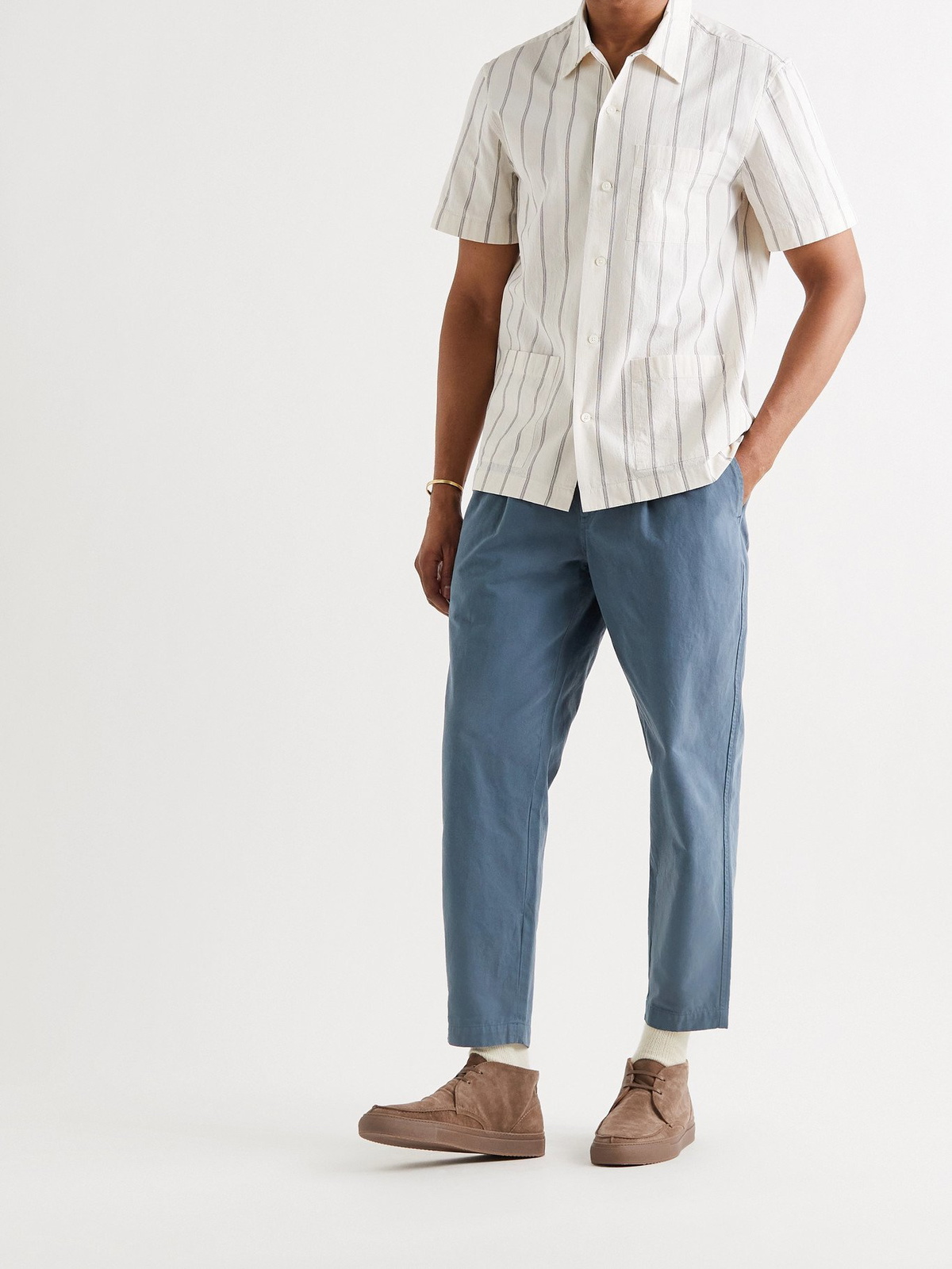 MR P. - Split-Toe Suede Chukka Boots - Brown Mr P.