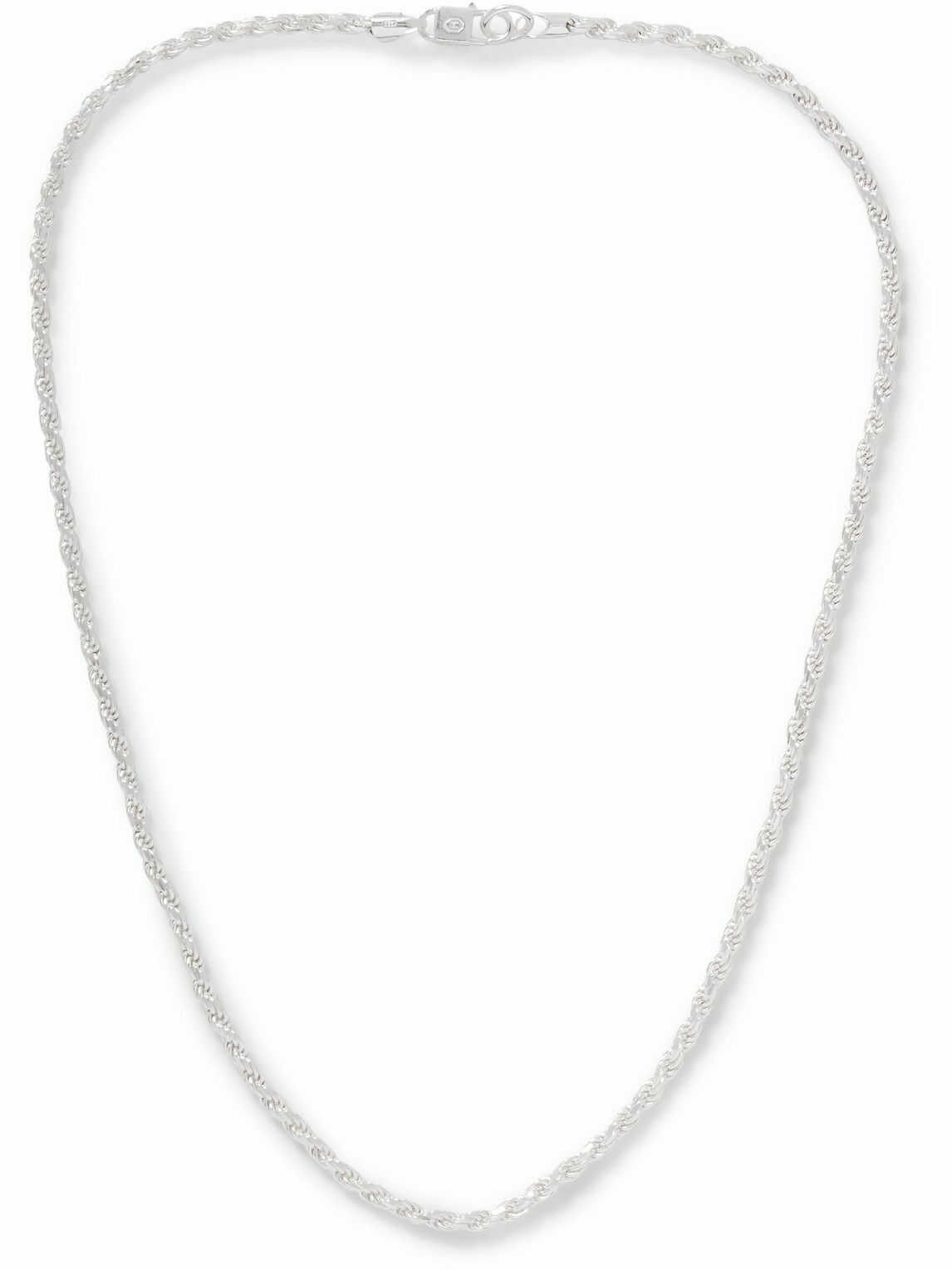 Hatton Labs - Twisted Rope Silver Necklace Hatton Labs
