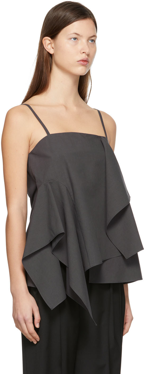 LOW CLASSIC Grey Cotton Camisole Low Classic