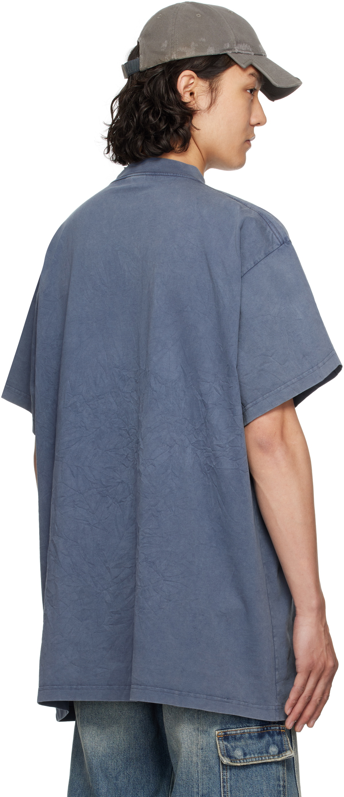 Balenciaga Blue Enjoy 'Paris' T-shirt Balenciaga