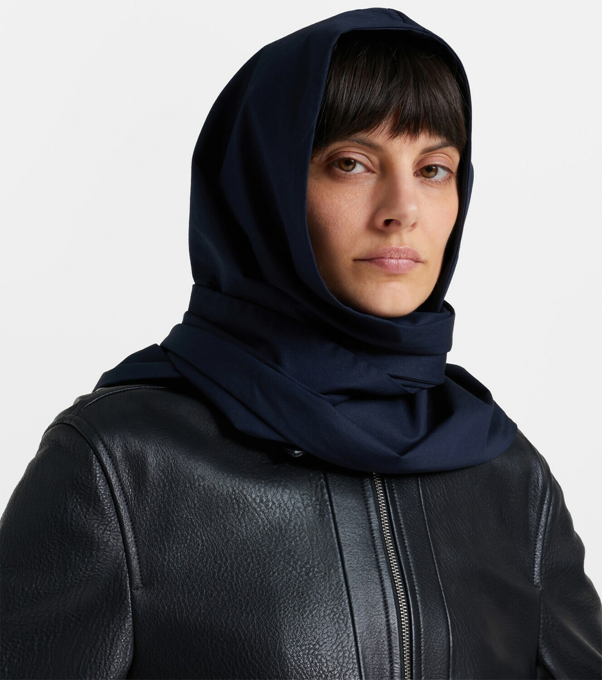 Nour Hammour Cotton-blend canvas hood Nour Hammour