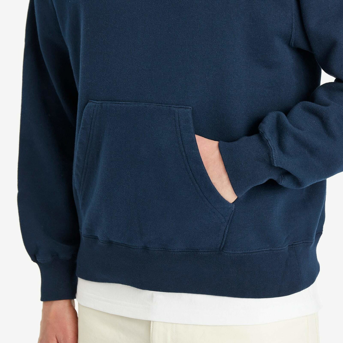 Beams Plus Men's Pullover Hoodie in Navy Beams Plus