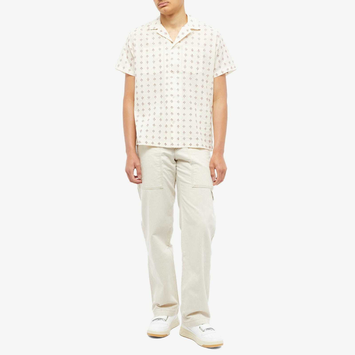 Isabel Marant Men's Percy Work Pant in Ecru Isabel Marant