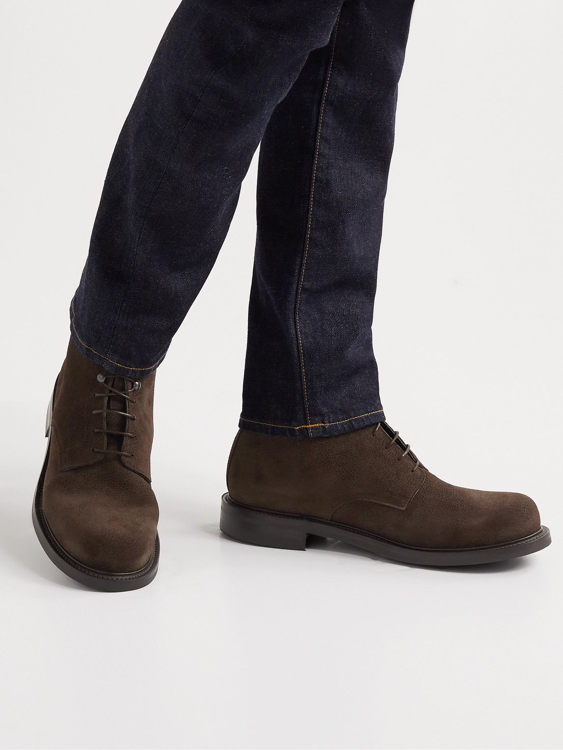 George Cleverley - Jacob Full-Grain Suede Chukka Boots - Brown George ...