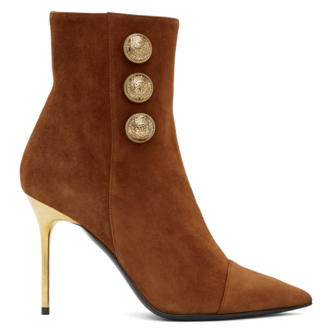 Balmain Brown Roni Boots Balmain
