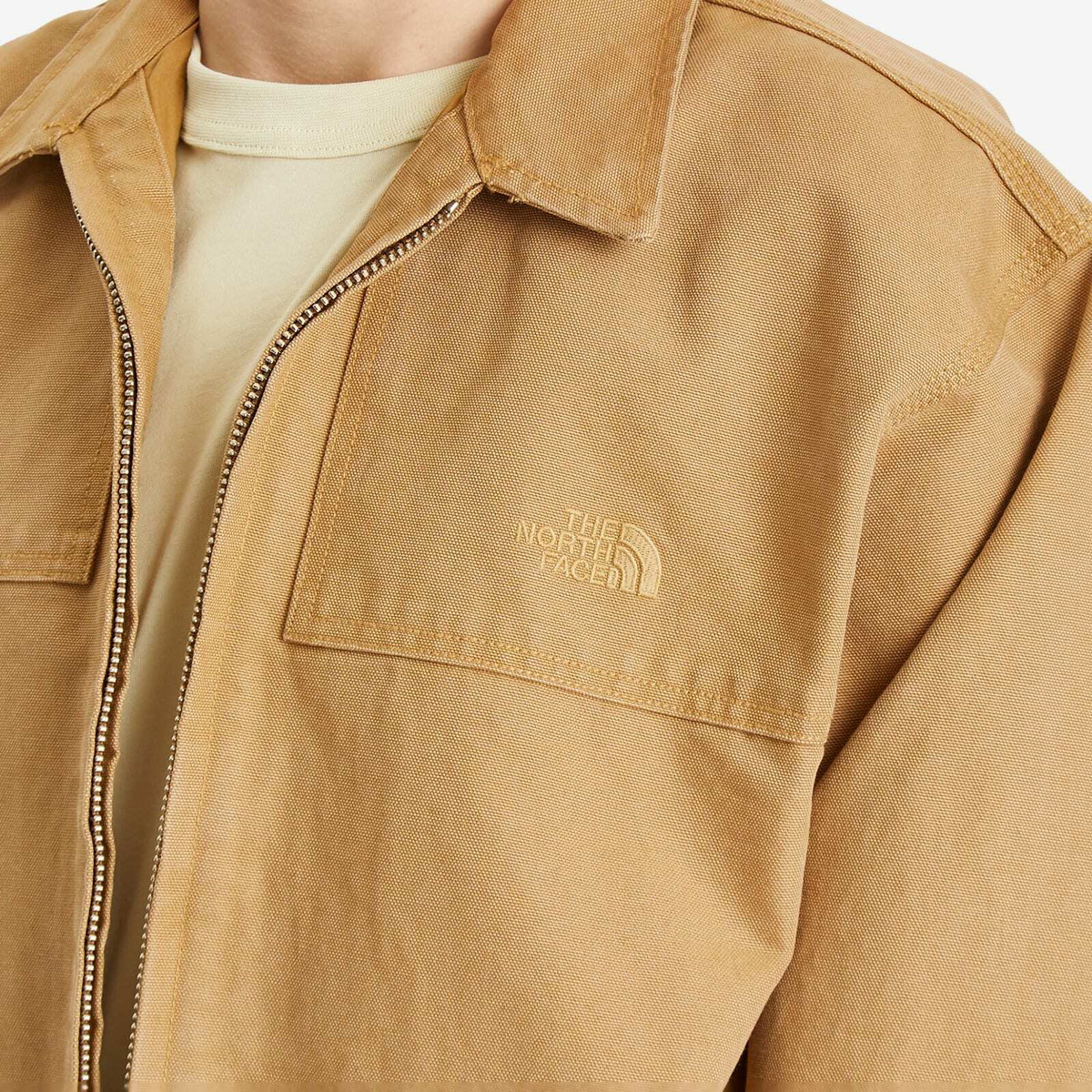 The North Face Men's Cedar Canvas Work Jacket in Utility Brown The ...