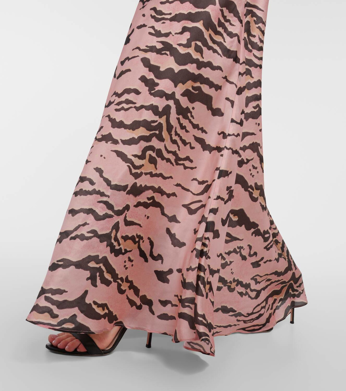 Zimmermann Matchmaker tiger-print silk maxi skirt Zimmermann